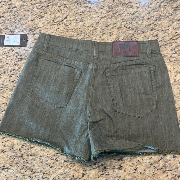 Frye | Shorts | Green Denim Shorts | Poshmark